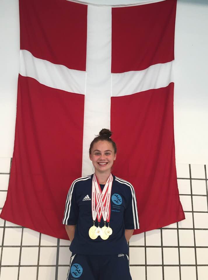 Medaljeregn til Laura Valore ved Danske Mesterskaber i udspring i ...